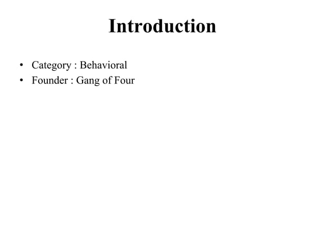 Chain of responsibility pattern | PPT