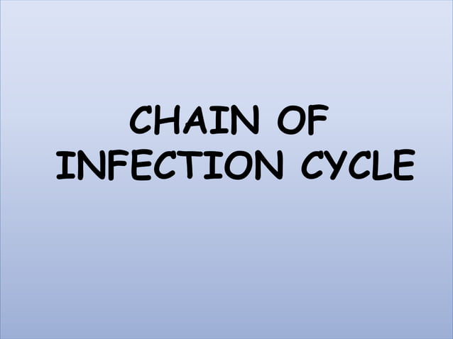 Chain of Infection | PPTX | Infectious Diseases | Diseases and Conditions
