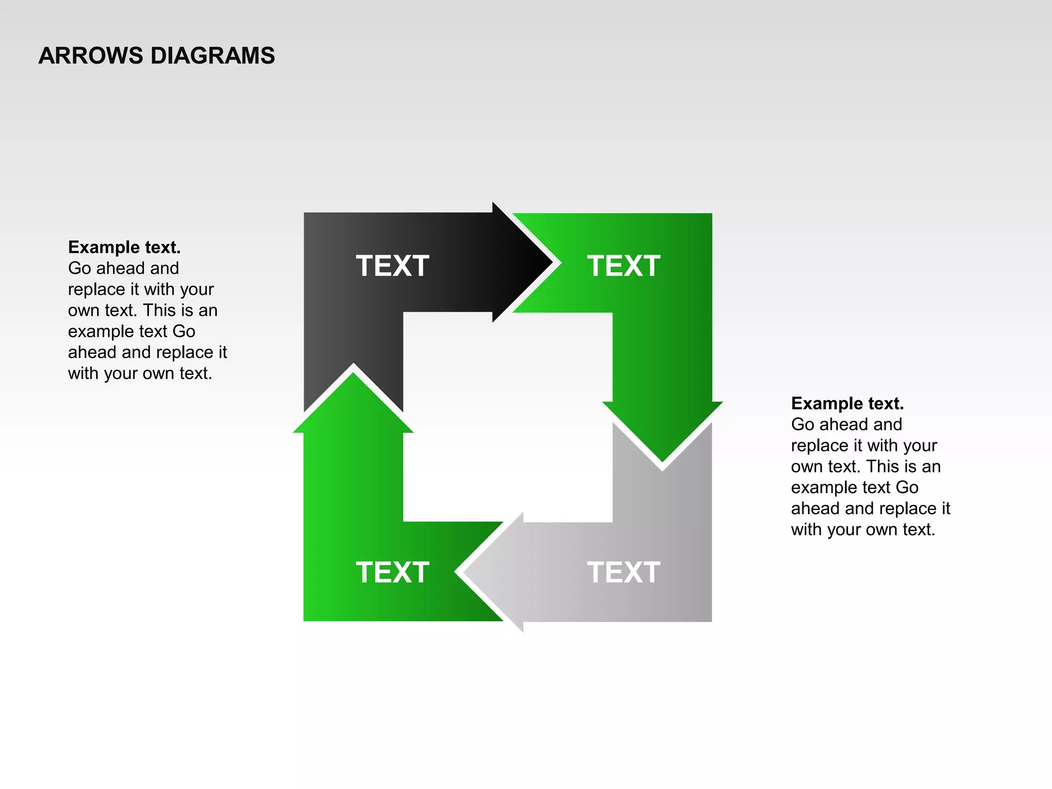 Chain Process Arrows Diagram | PPT