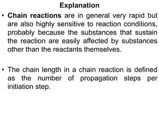 Chain reactions | PPTX