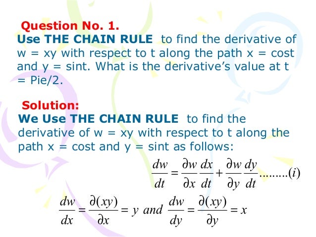 Chain rule