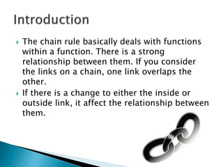 Chain rule | PPTX