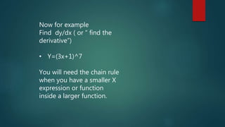 Chain rule ppt | PPTX