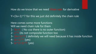 Chain rule ppt | PPTX