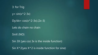 Chain rule ppt | PPTX
