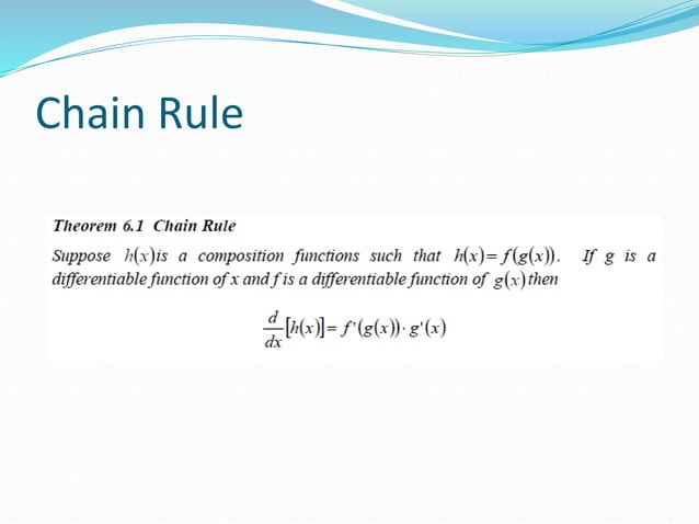 Chain rule & trigonometric functions | PPTX