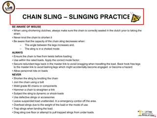 Chain sling | PPTX