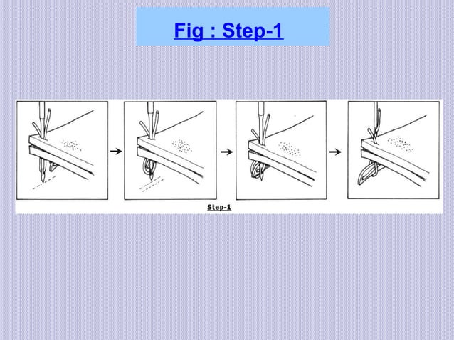 Chain stitch formation | PPT