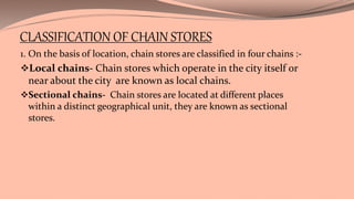 Chain store | PPTX