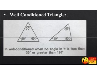 what is chaining | chain surveying | Triangulation | well conditioned ...