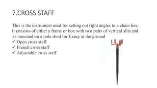 Chain surveying | PPTX
