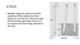 Chain surveying | PPTX