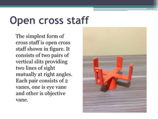 Cross Staff In Surveying