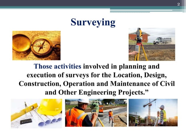 DEFINITIONS, PRINCIPLES AND CHAIN SURVEYING | PPTX | Geography | Science