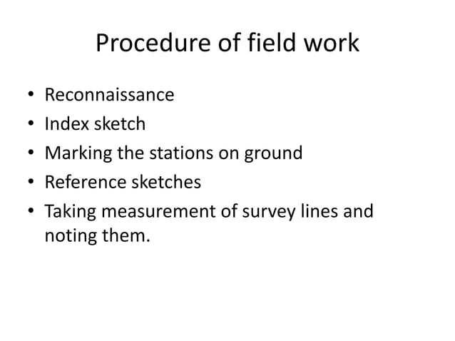 Chain surveying and offset | PPTX | Geography | Science