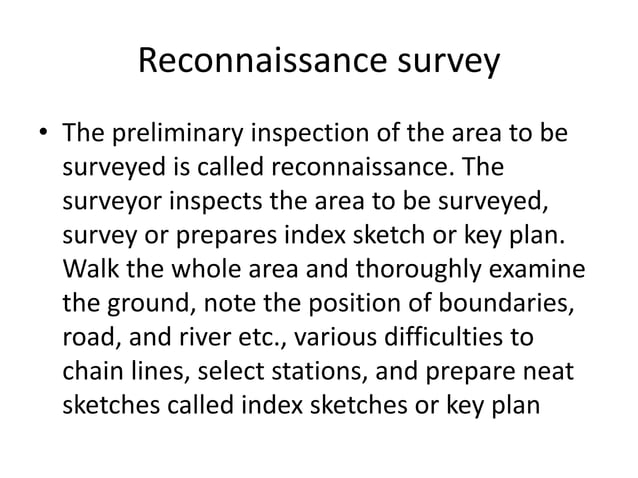 Chain surveying and offset | PPTX | Geography | Science