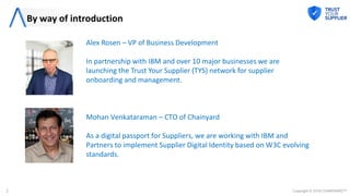 Chainyard BITA TYS presentation v0.1.11042019 | PDF