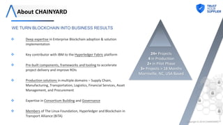 Chainyard BITA TYS presentation v0.1.11042019 | PPT