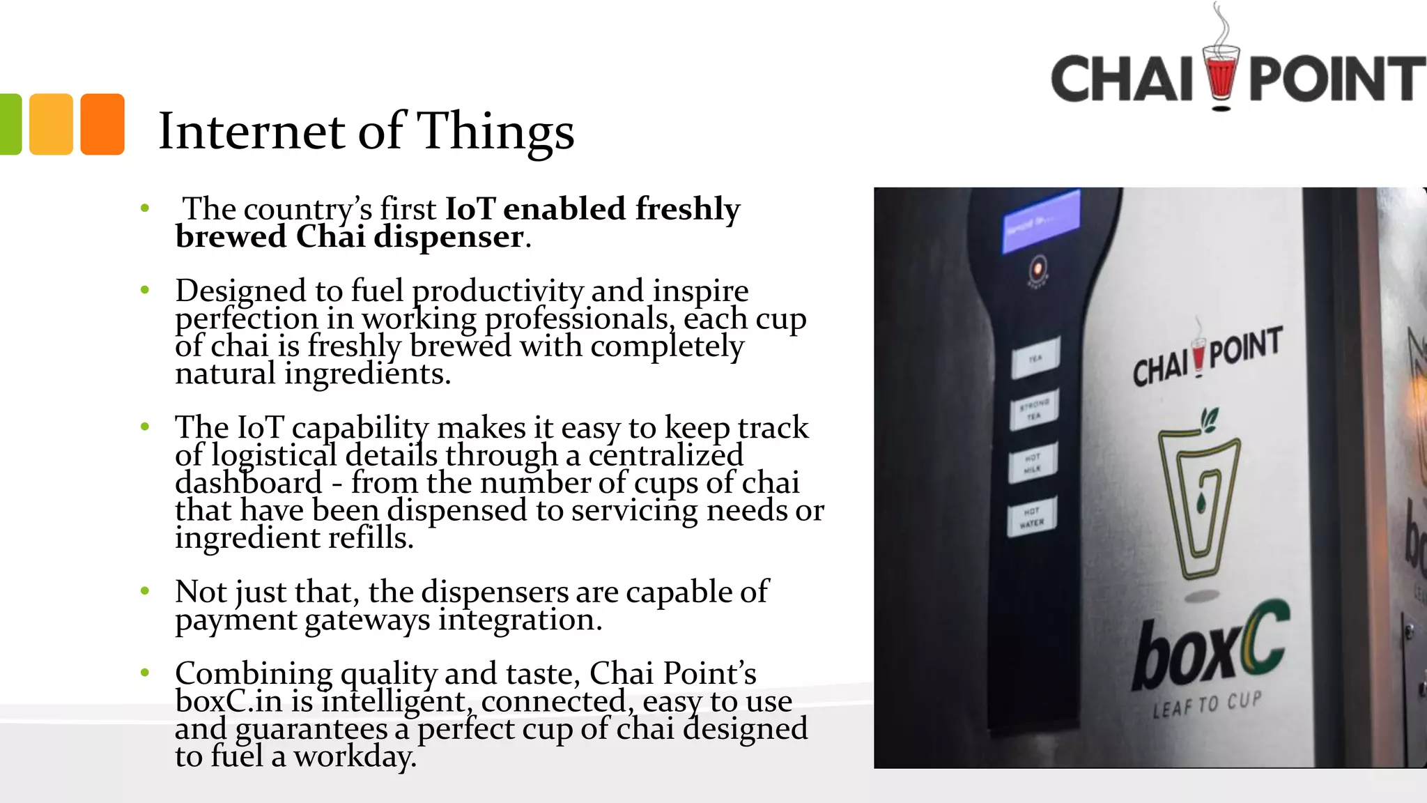 Chai point-marketing and business model | PPTX