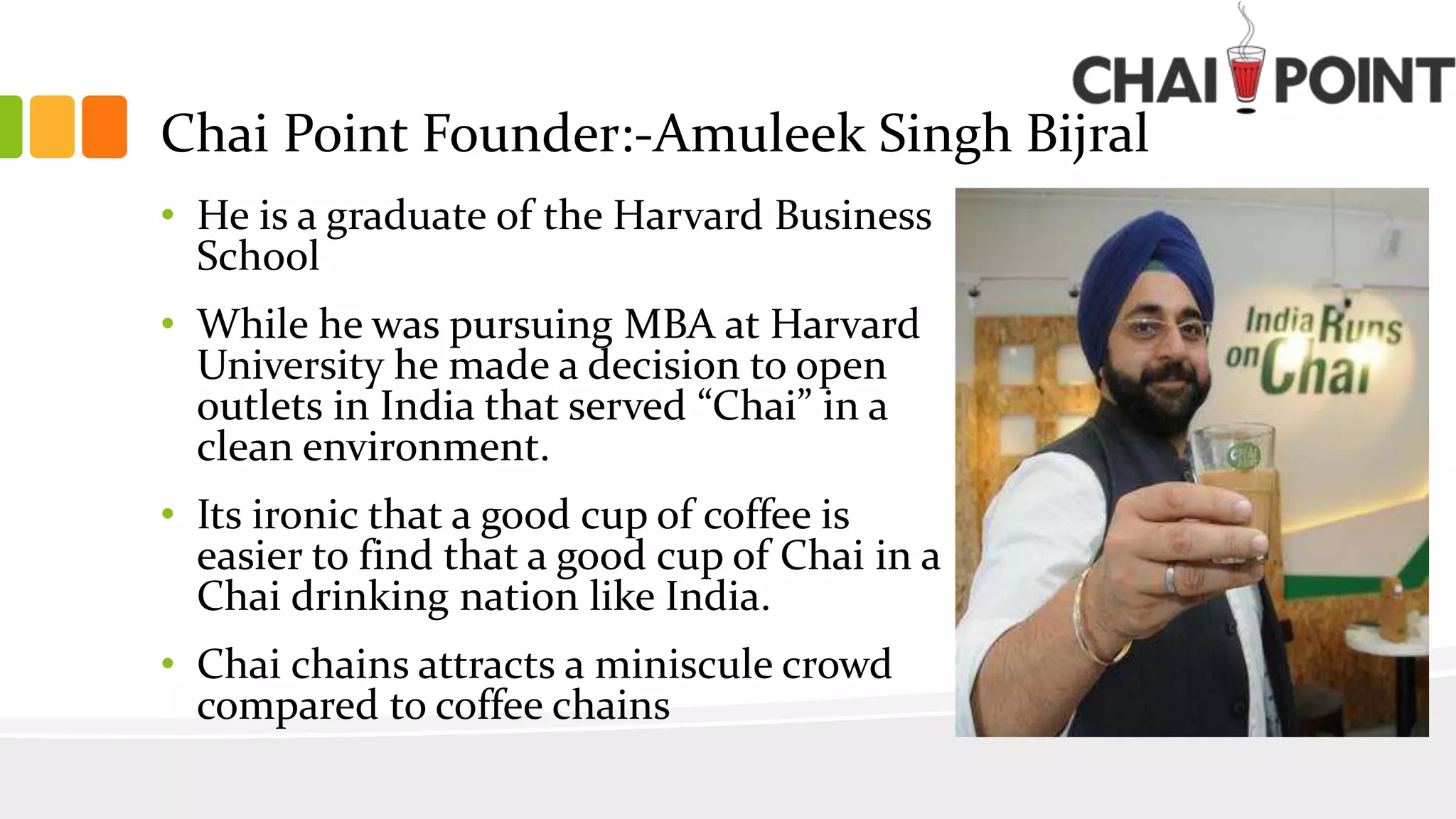 Chai point-marketing and business model | PPTX