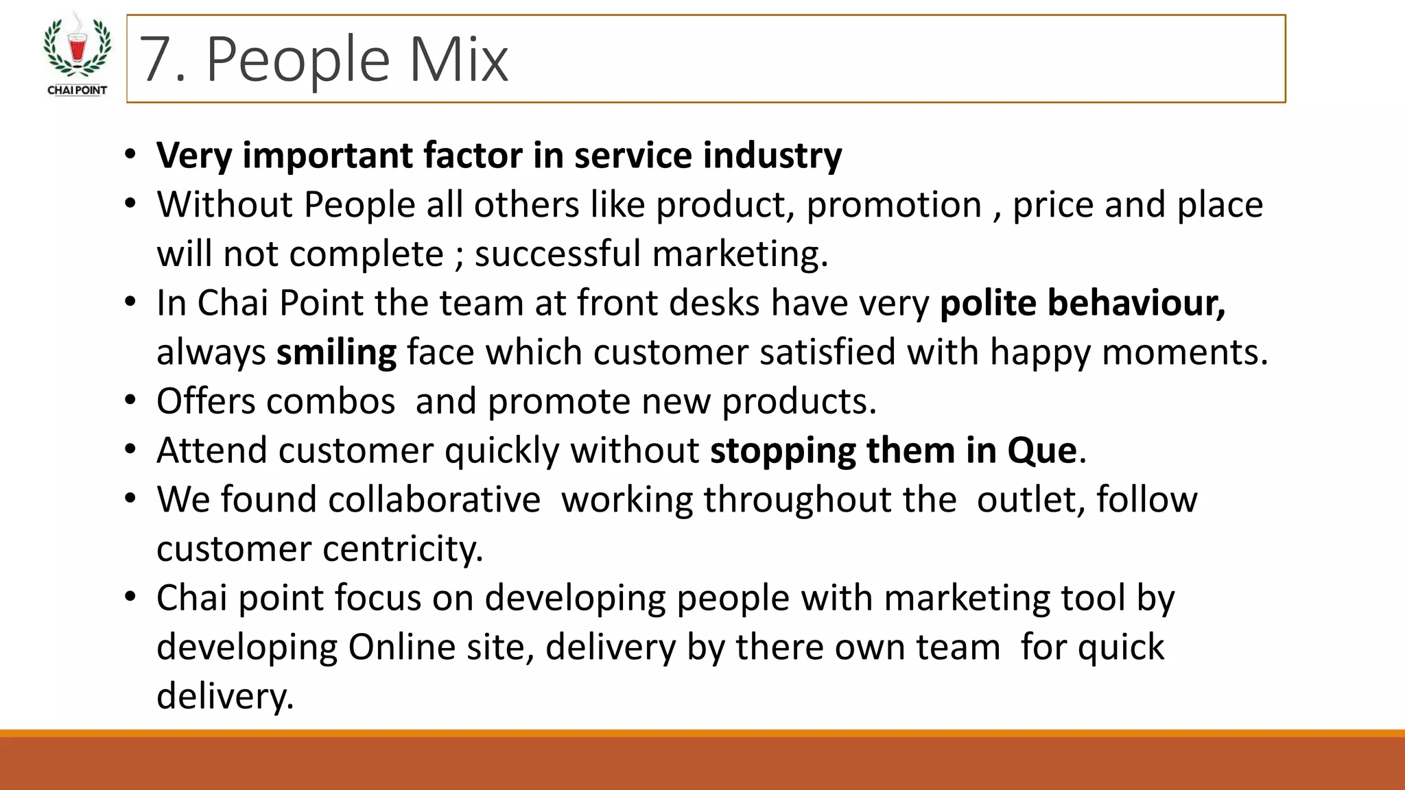 Chai Point - Marketing Mix Case Study & Business Analysis | PPTX