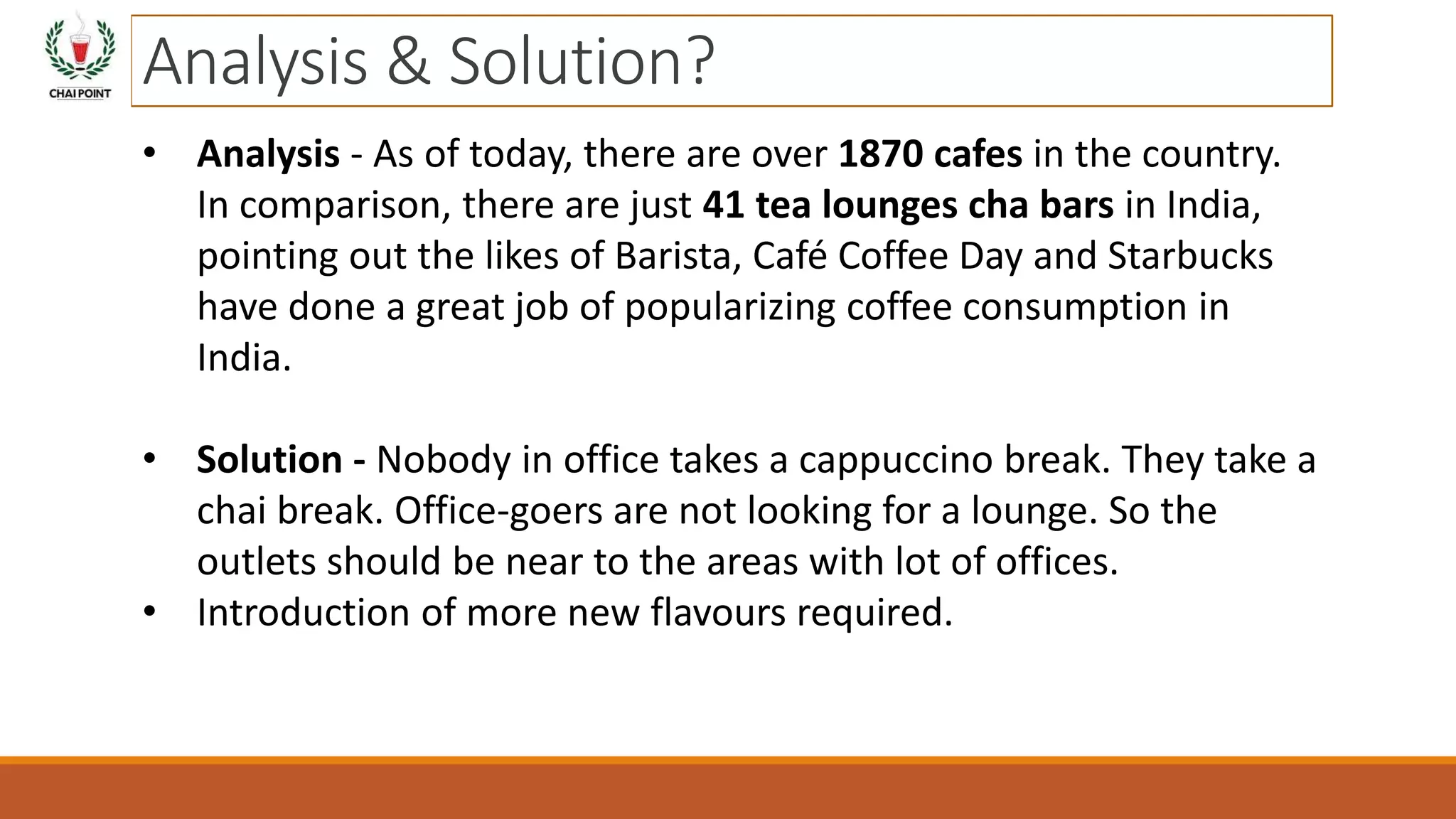 Chai Point - Marketing Mix Case Study & Business Analysis | PPTX