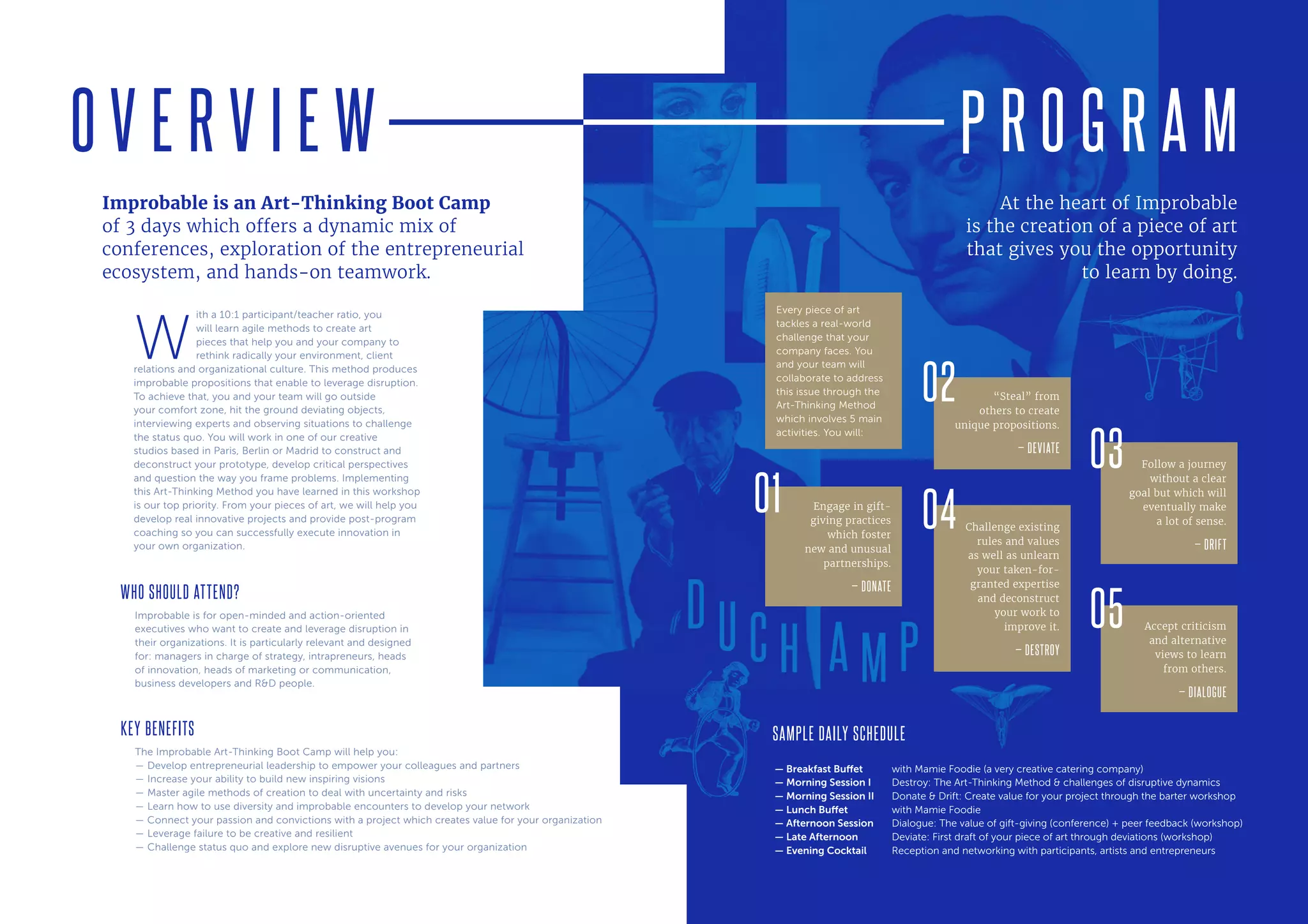 Improbable: an art-thinking bootcamp to create and leverage disruption ...