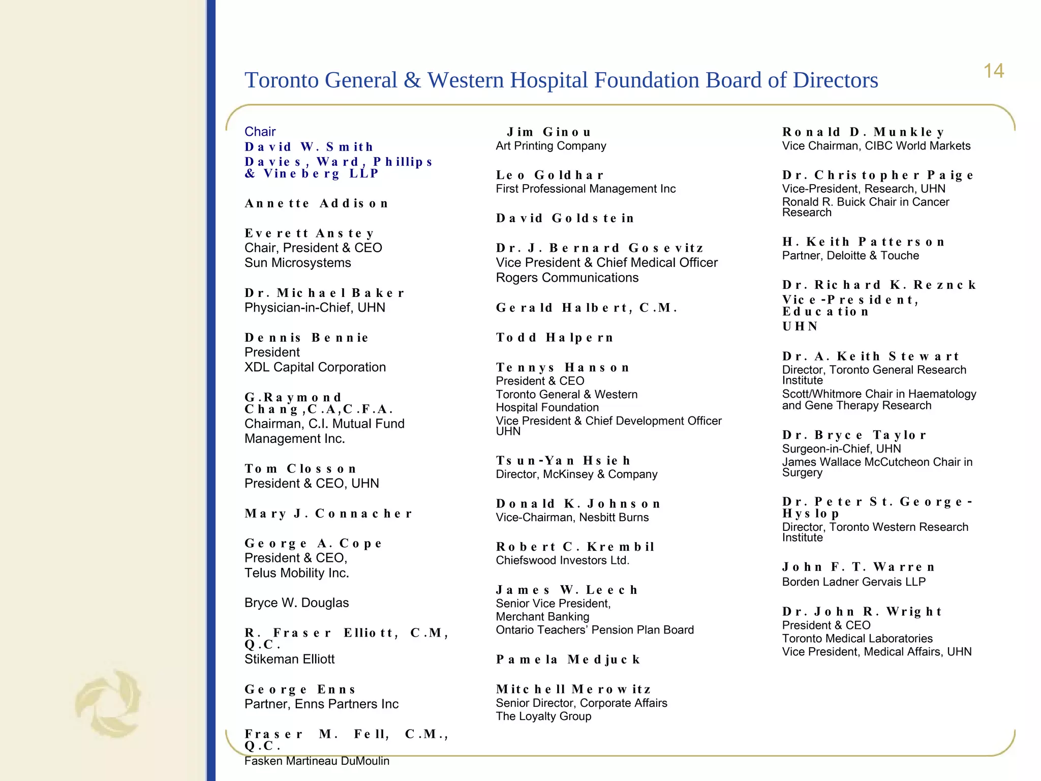 Chair In Health Information (Chair Proposal) | PPT | Internet | Computing