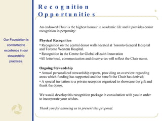 Chair In Health Information (Chair Proposal) | PPT | Internet | Computing
