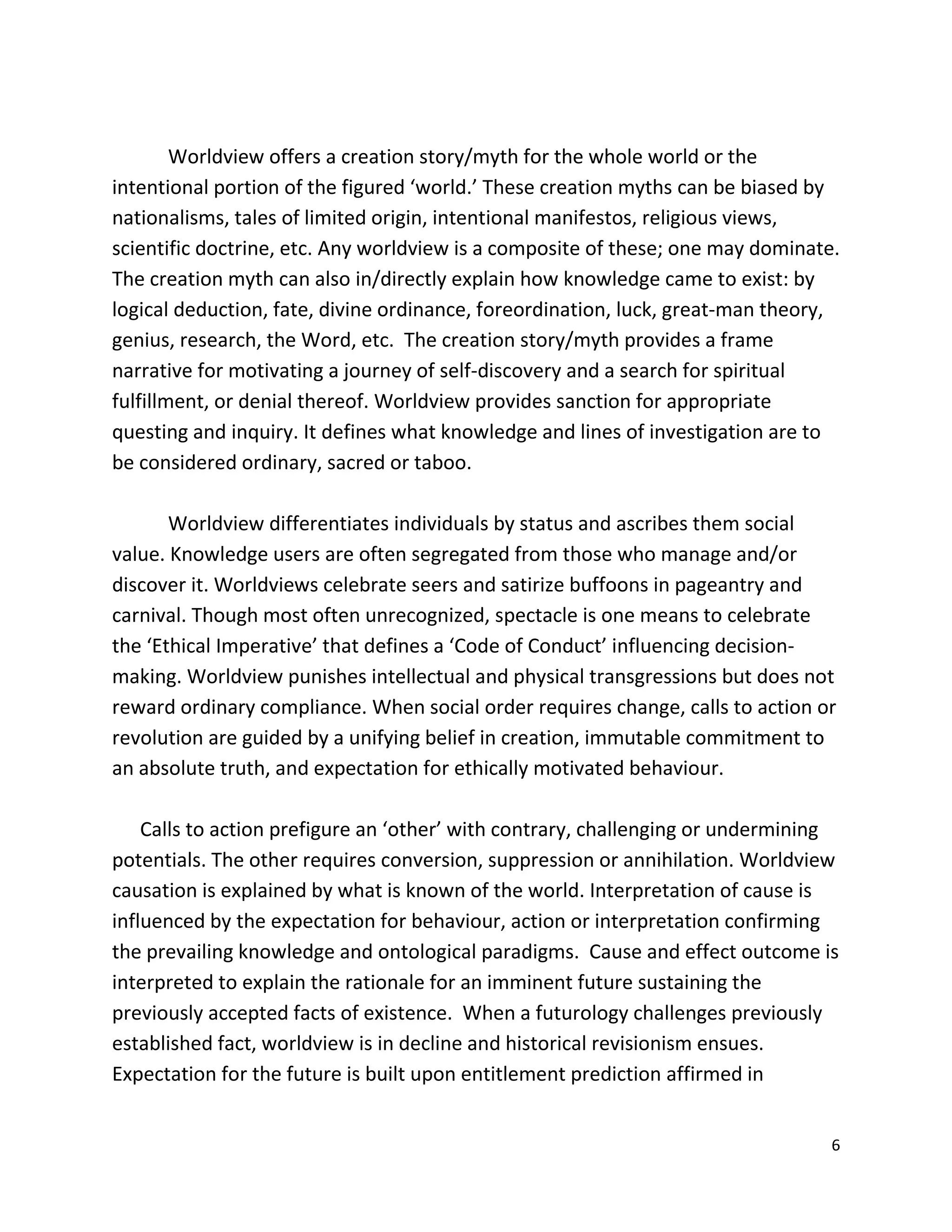 Interpreting Worldview | PDF