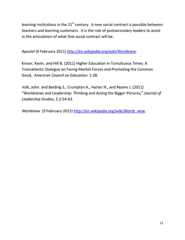 Interpreting Worldview | PDF