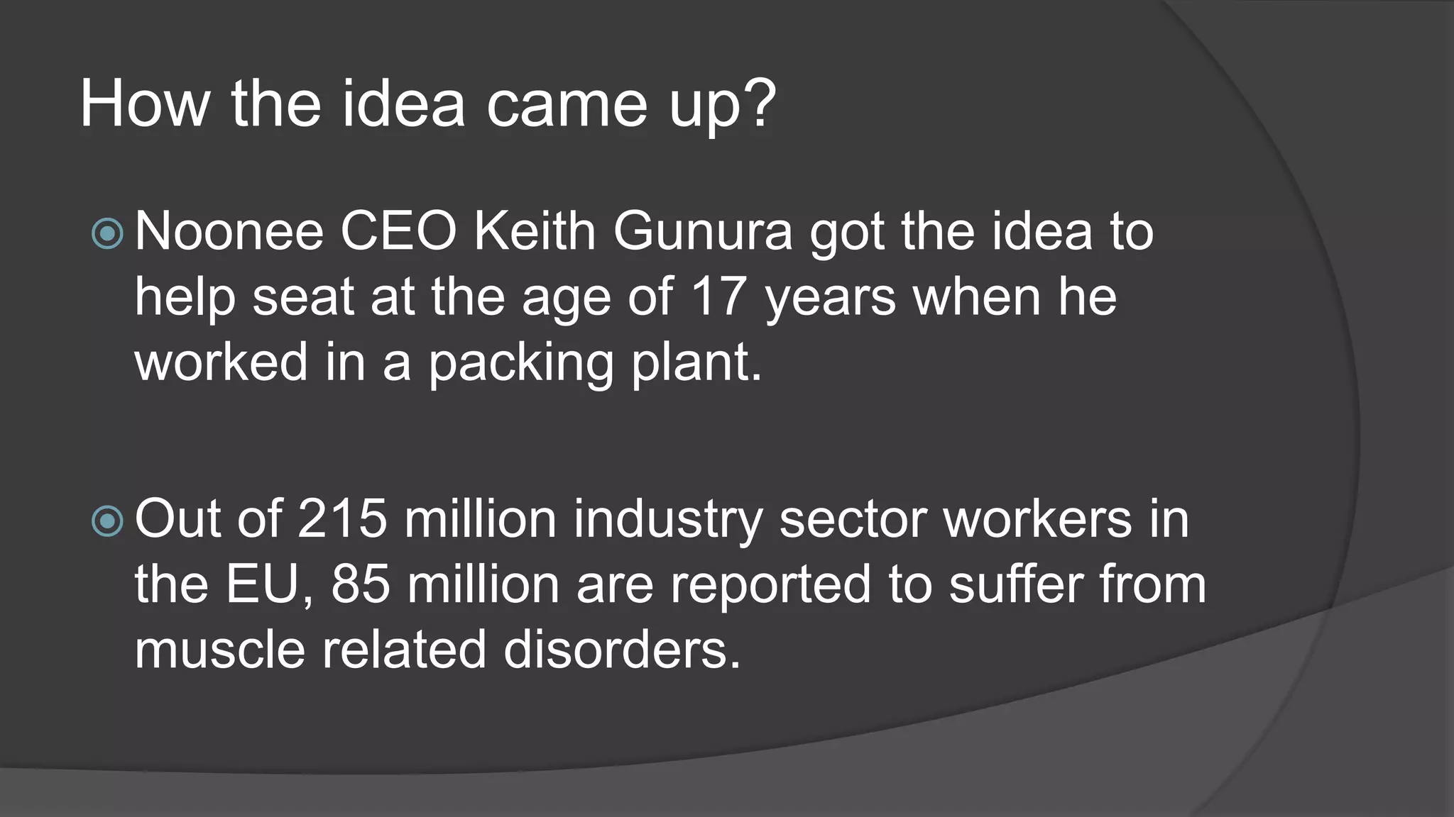 Chairless chair-noonee-team | PPTX