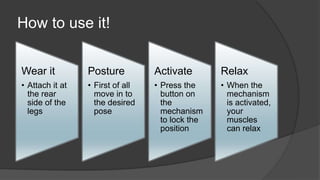 Chairless chair-noonee-team | PPTX