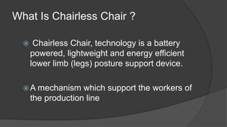 Chairless chair-noonee-team | PPTX