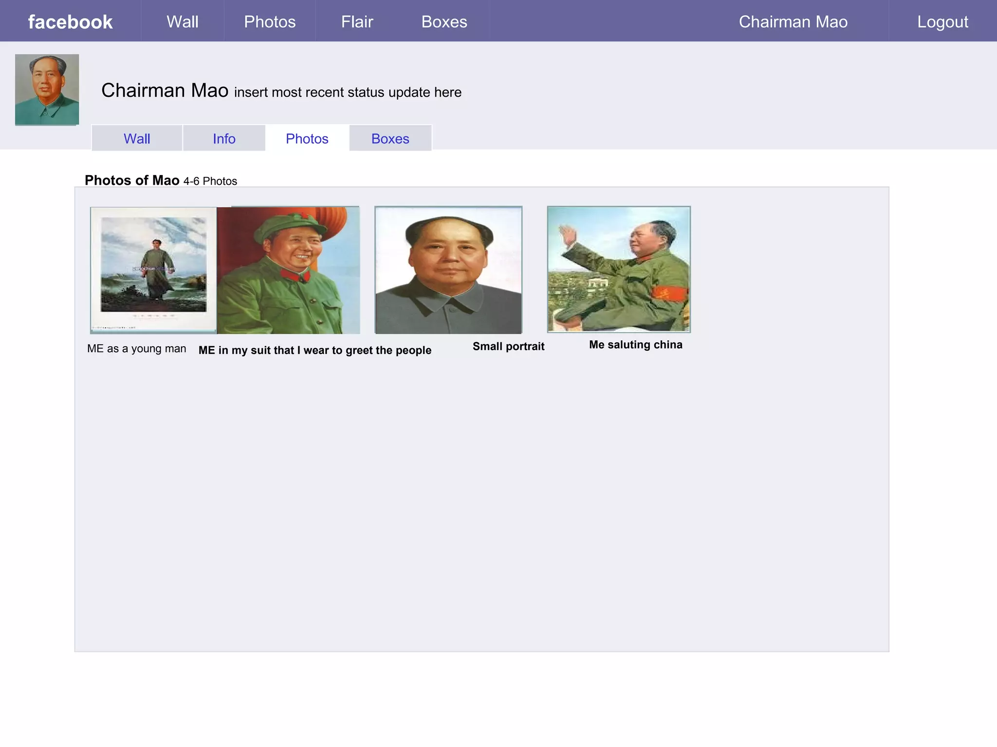 Chairman maofakebook | PPT