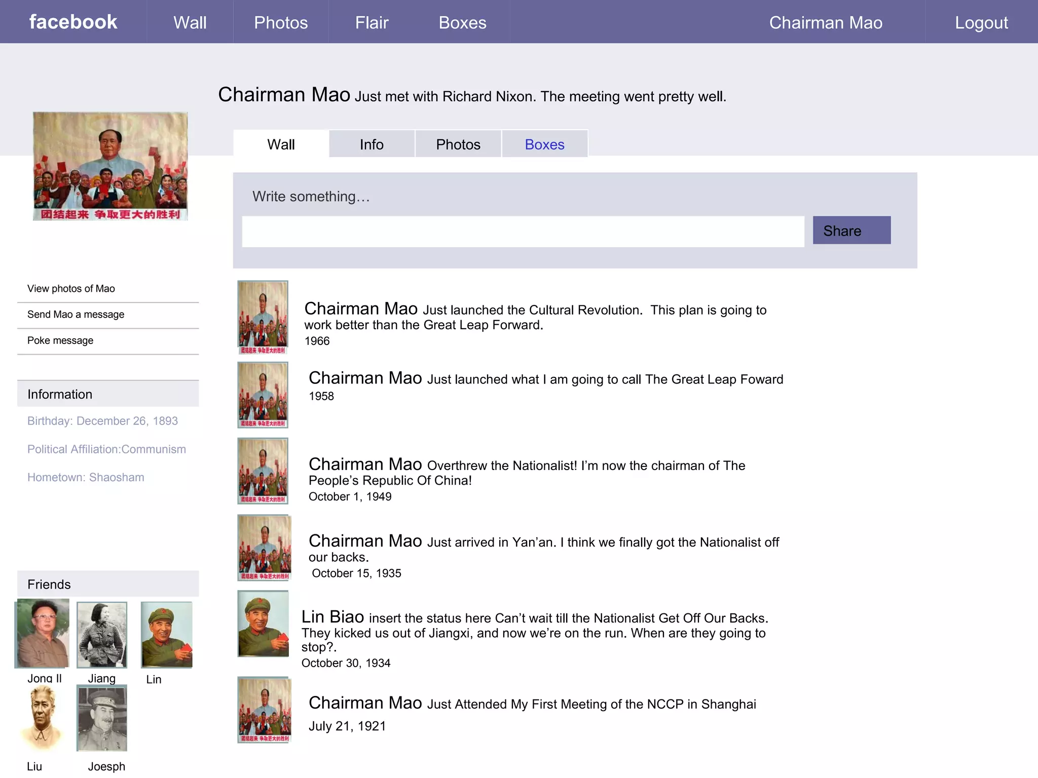 Chairman Mao template | PPT