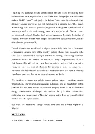 Chairman ptfp goodwill message at naee | PDF | Power and Energy Industry | Industries