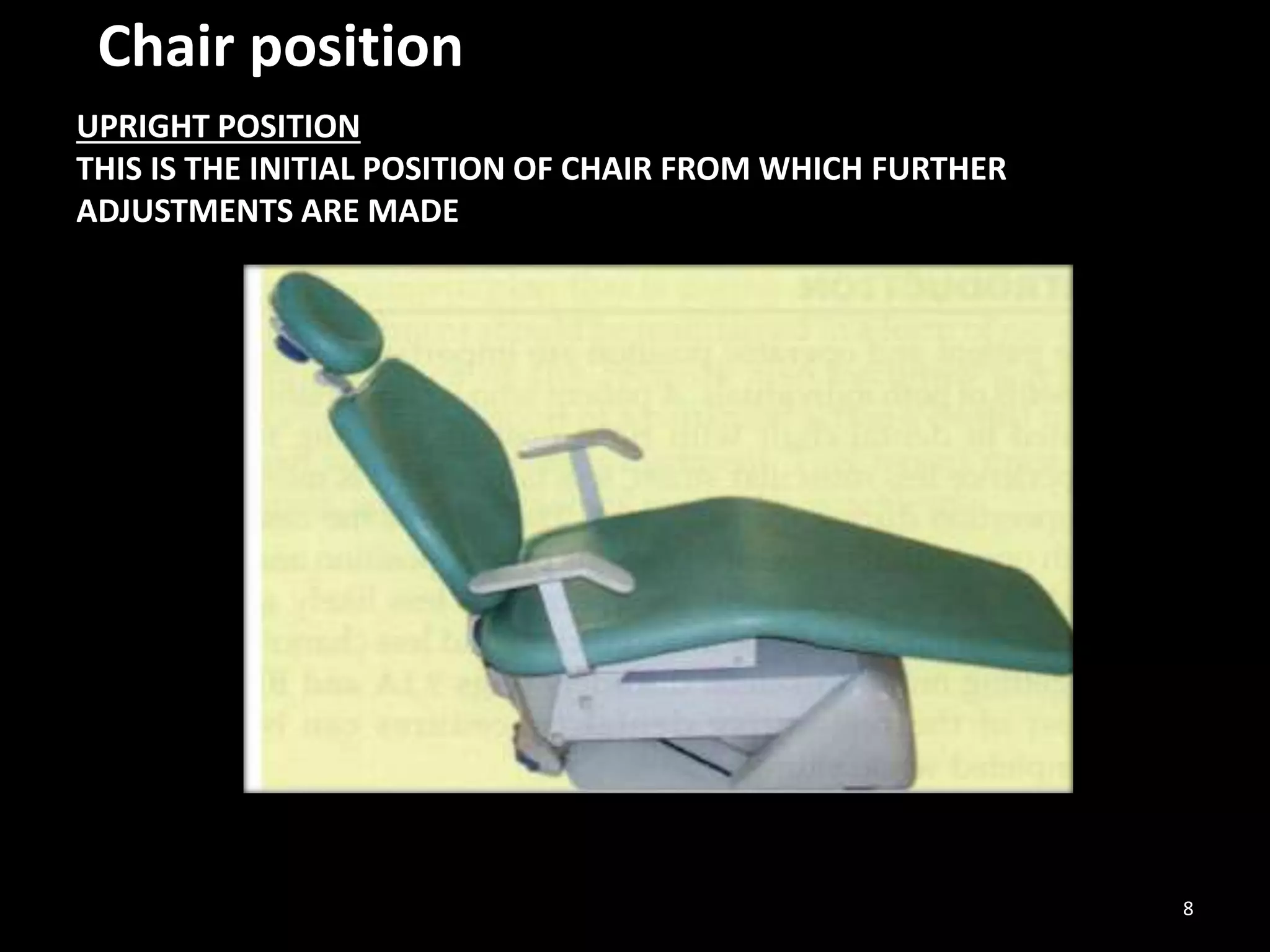 dental Chair position | PPTX
