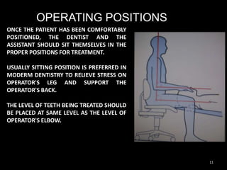 dental Chair position | PPTX