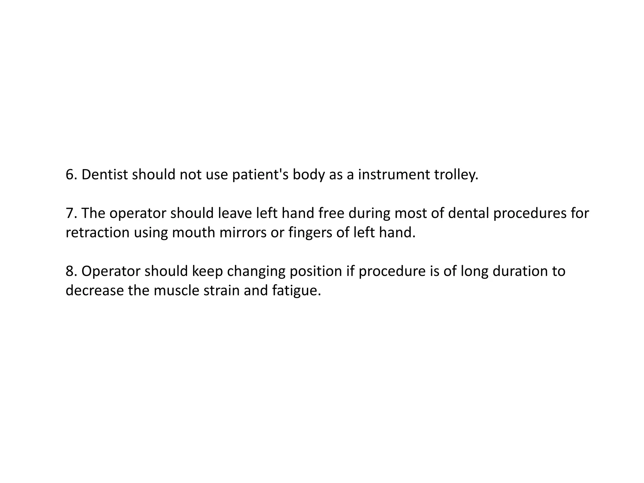 Dental Chair positions | PPTX