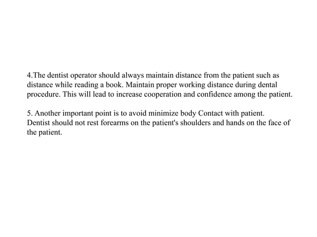 Dental Chair positions | PPTX