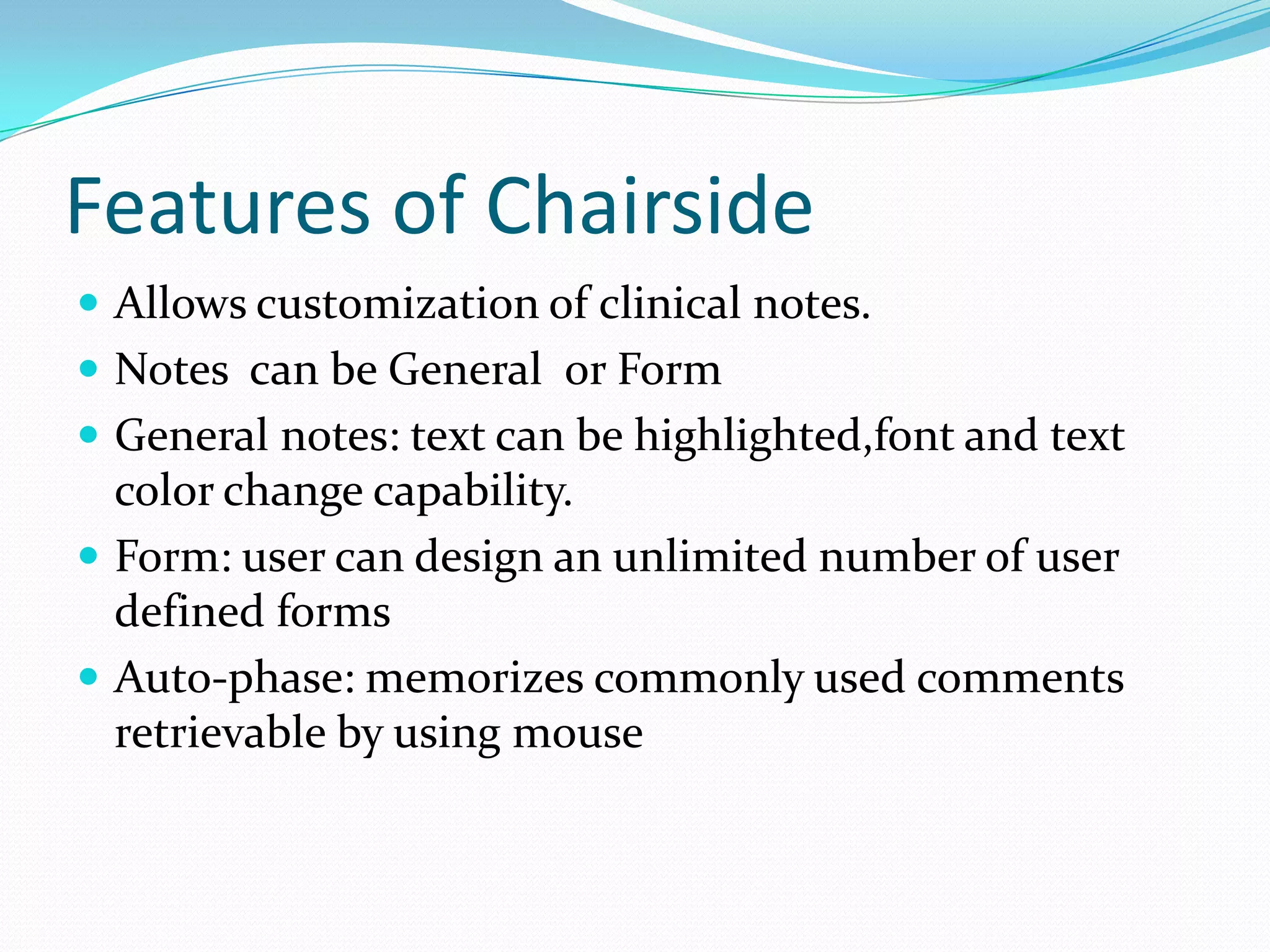 Chairside charting[1] | PPT