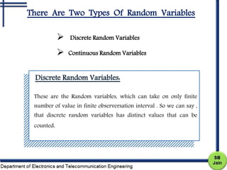 Theory Of Probability- Random Variable | PPT