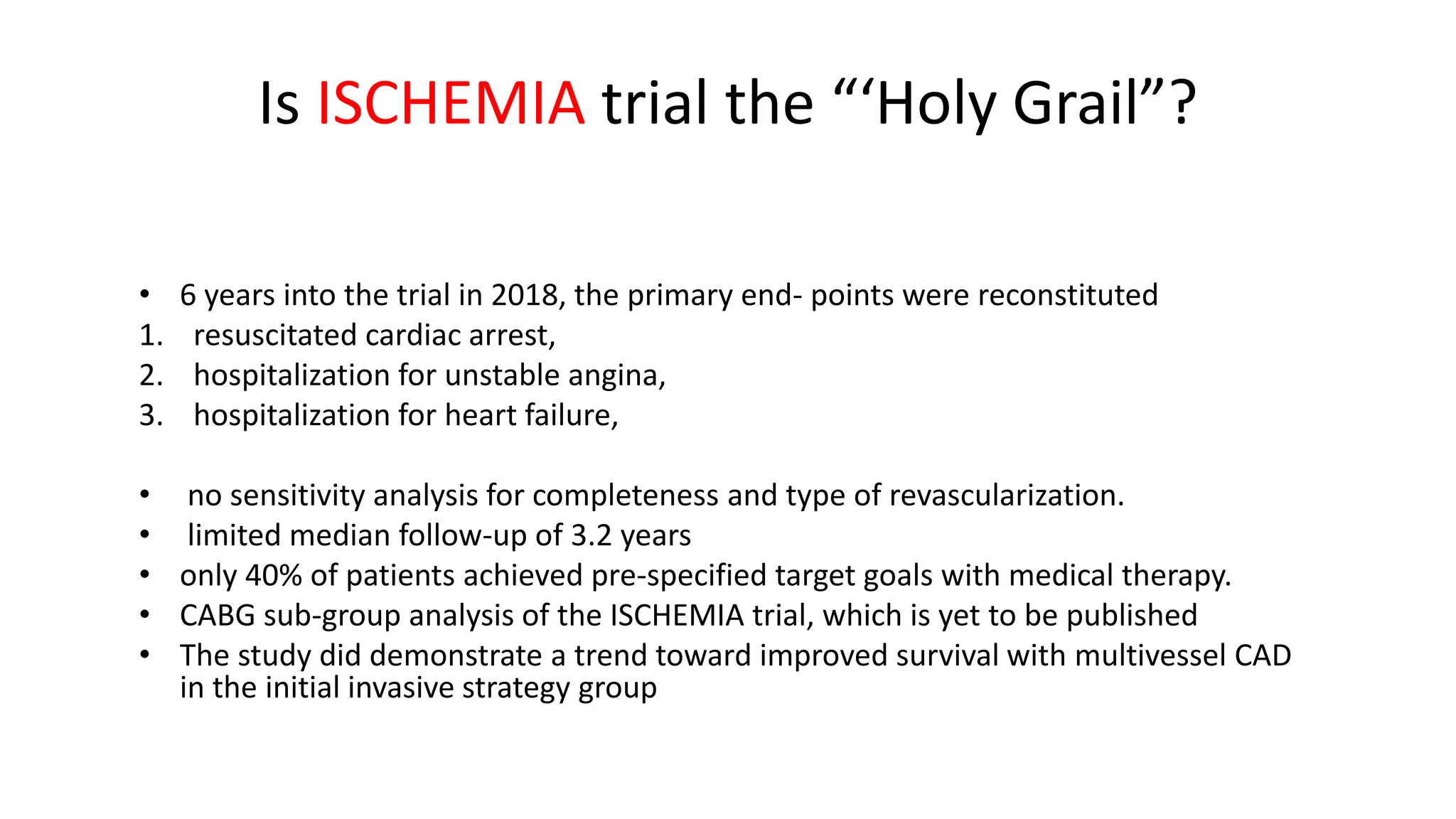 Surgeons view on AHA/ACC Coronary revascularisation guidelines .pptx