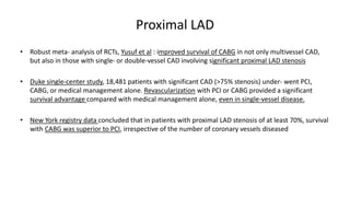Surgeons view on AHA/ACC Coronary revascularisation guidelines .pptx ...