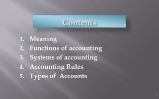 Accounting rules | PPT