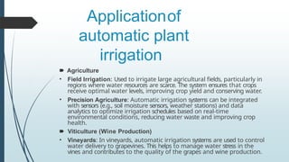Soil water monitoring system and its uses in day to day life | PPTX