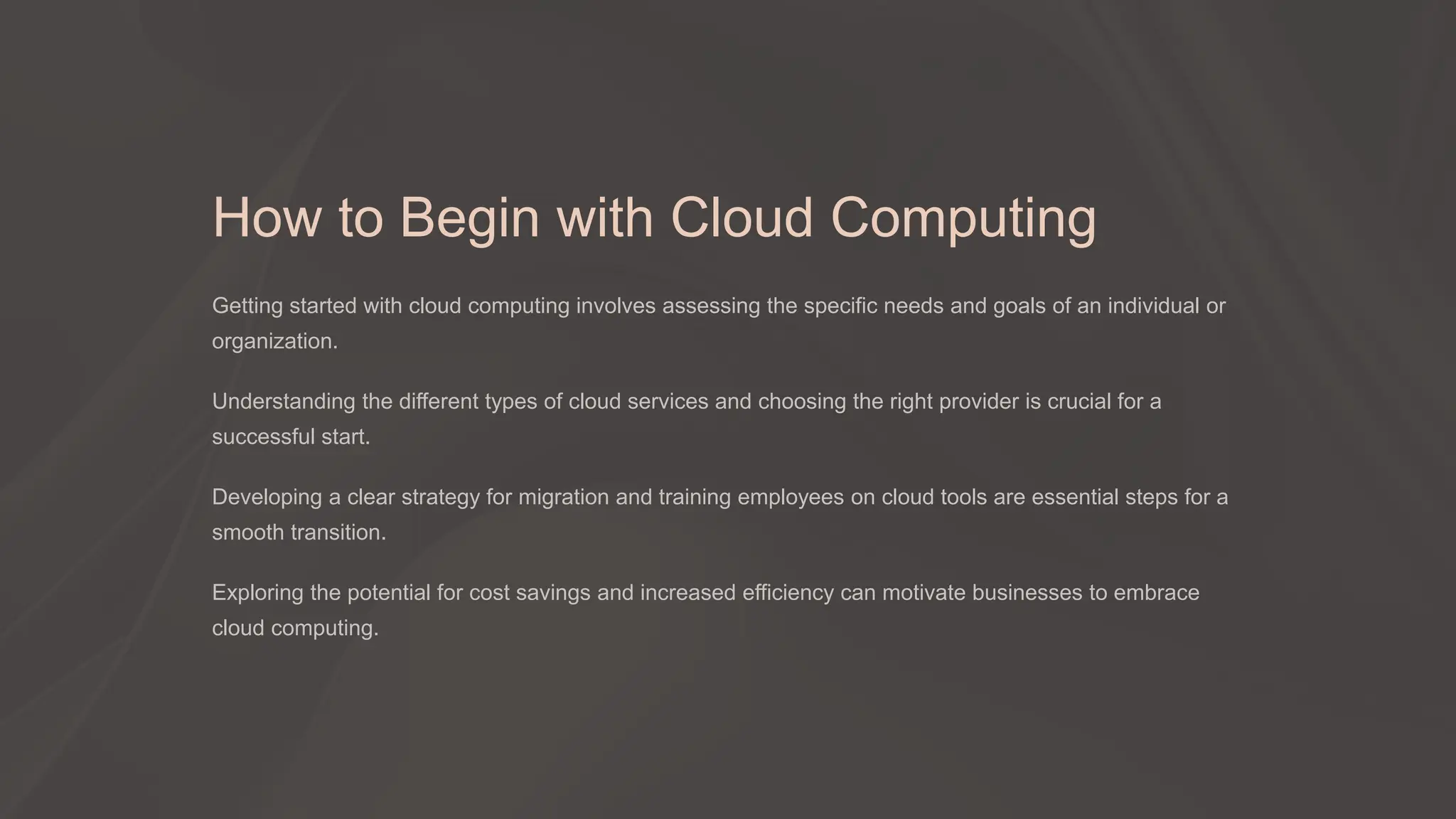 Benefits of cloud computing key points 👉 | PPTX