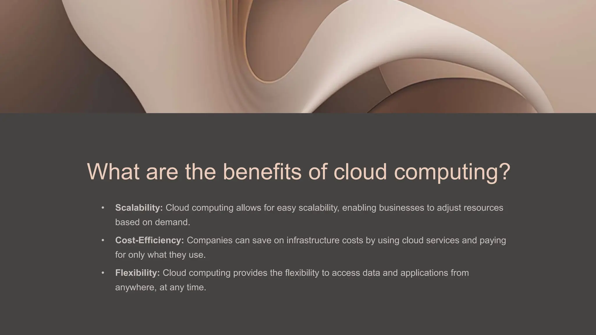 Benefits of cloud computing key points 👉 | PPTX