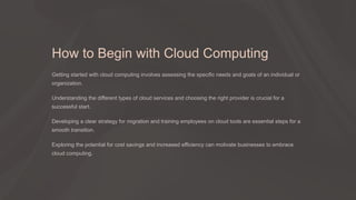Benefits of cloud computing key points 👉 | PPTX | Cloud Computing ...
